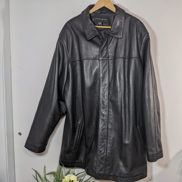 croft & barrow | Jackets & Coats | Croft And Barrow Mens Leather ...